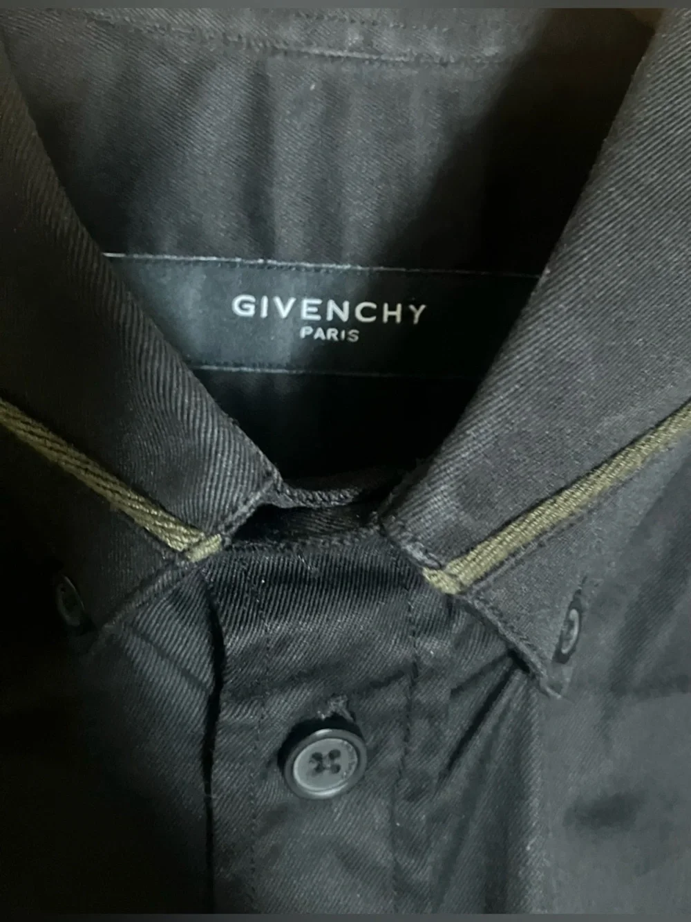 Givenchy | Tops | Authentic Givenchy Blk Tailored Button Down Oxford ...